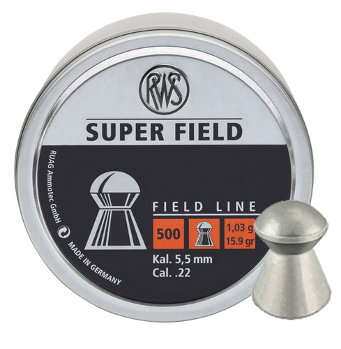 RWS Super Field .22 Airgun Pellets | Mooredges
