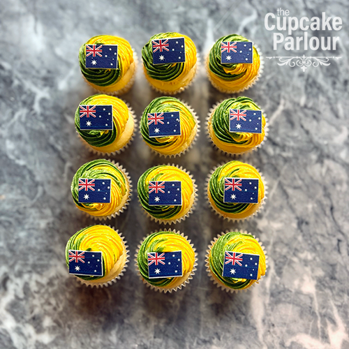 Mini Australia Day Cupcakes (12 pack) | The Cupcake Parlour