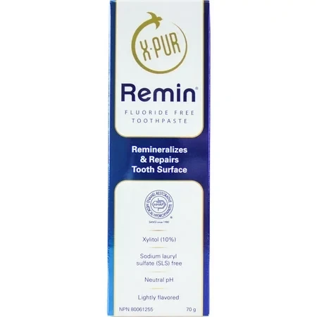 X-Pur Remin Fluoride-Free Toothpaste 70 g | Mettra Pharmacy Duncan