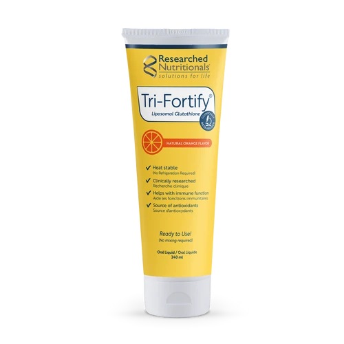 Tri-Fortify Liposomal Glutathione Orange 240 ml | Mettra Pharmacy Duncan