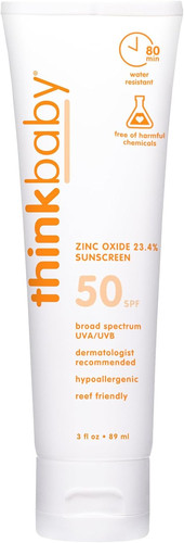 Thinkbaby Clear Zinc Sunscreen SPF 50 (Zinc 20%) | Mettra Pharmacy Duncan
