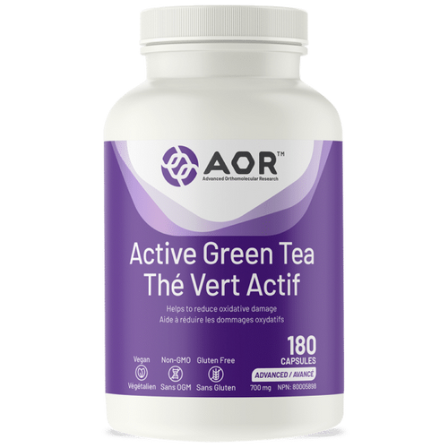 AOR Active Green Tea 180 Capsules | Mettra Pharmacy Duncan