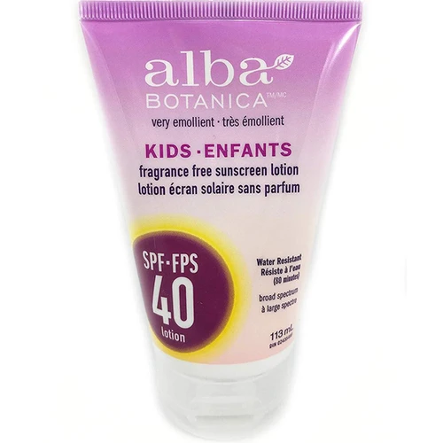 Alba Botanica Very Emollient for Kids Sunscreen SPF 40 113 mL | Mettra ...