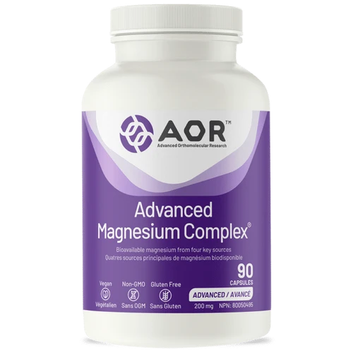 AOR ADVANCED MAGNESIUM COMPLEX 90 Caps| Mettra Pharmacy Duncan