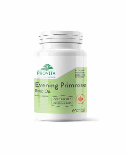 Provita Evening Primrose Seed Oil 60 Capsules | Mettra Pharmacy Duncan