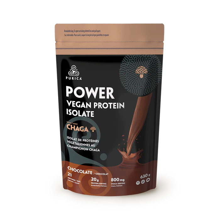 Purica Chaga Vegan Protein Chocolate | Mettra Pharmacy Duncan