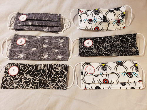 Arachnid Themed Face Masks - Child sizes | Pacific Northwest Arachnids