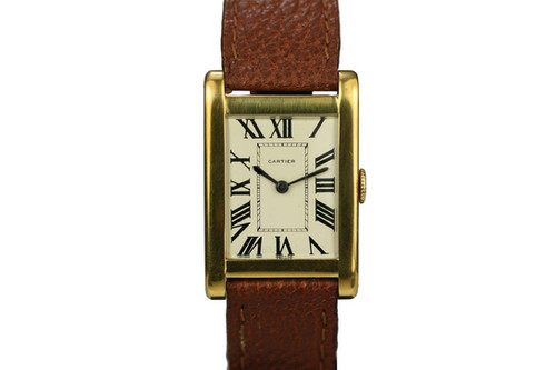 Cartier Extra Large Tank c.1940s | Matthew Bain Inc.
