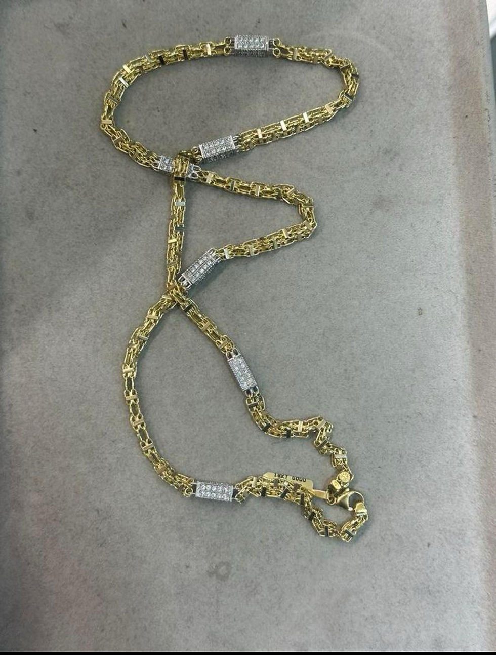 18KT Goud - 40.9 Gram - Ketting - MAGNUM | Solitaire Jewellery