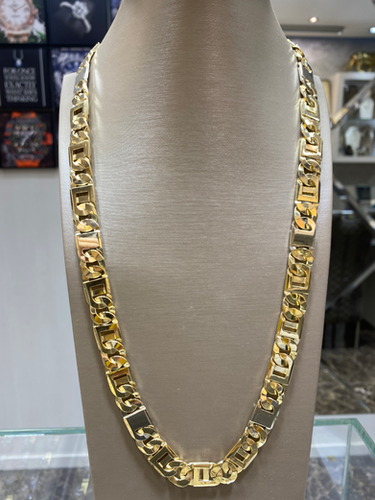 18KT GOLD - 200 GR - ROLEX CHAIN | Solitaire Jewellery