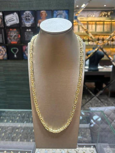 18KT Goud - 42 Gram - Ketting - KONING - Hol | Solitaire Jewellery