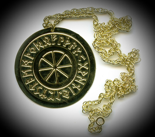 Wheel Pendant | White Light Pentacles/Sacred Spirit