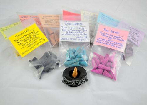 Sacred Spirit ® Cone Incense | White Light Pentacles/Sacred Spirit