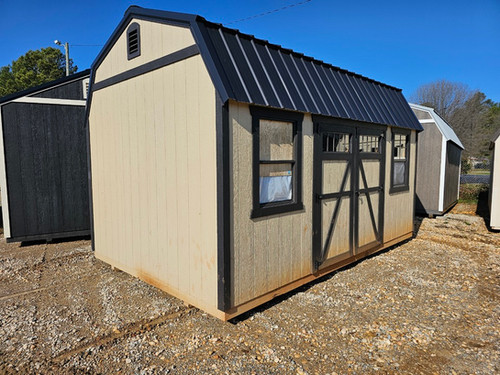 10x16 REPO Evergreen Lofted Barn (360) - 001470 | Davis Buildings LLC