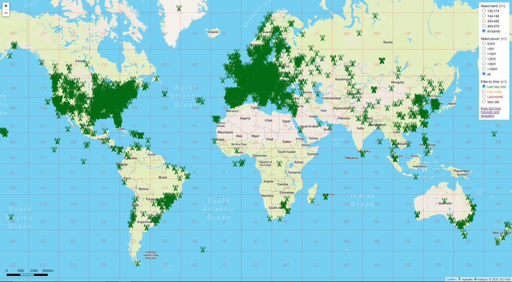 Nuevo - Mapa de localización de Repetidoras y Hotspot de DMR en tiempo ...