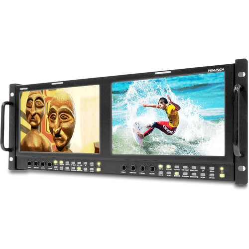 Postium Korea Dual 9" LCD 4RU Multi-Channel Rack Monitor | Kamera Tools