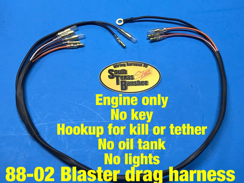 88-96Yamaha Blaster Engine Only Drag Harness | South Texas Banshee