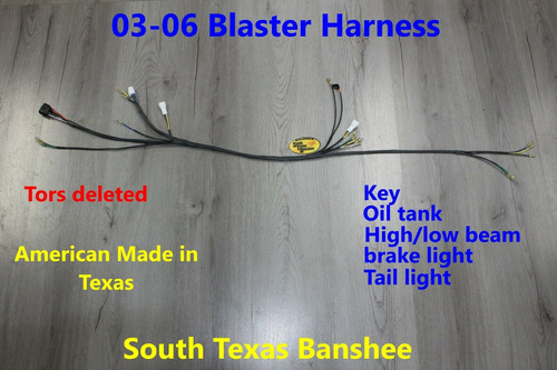 03-06 Yamaha Blaster TORS deleted wiring harness | South Texas Banshee