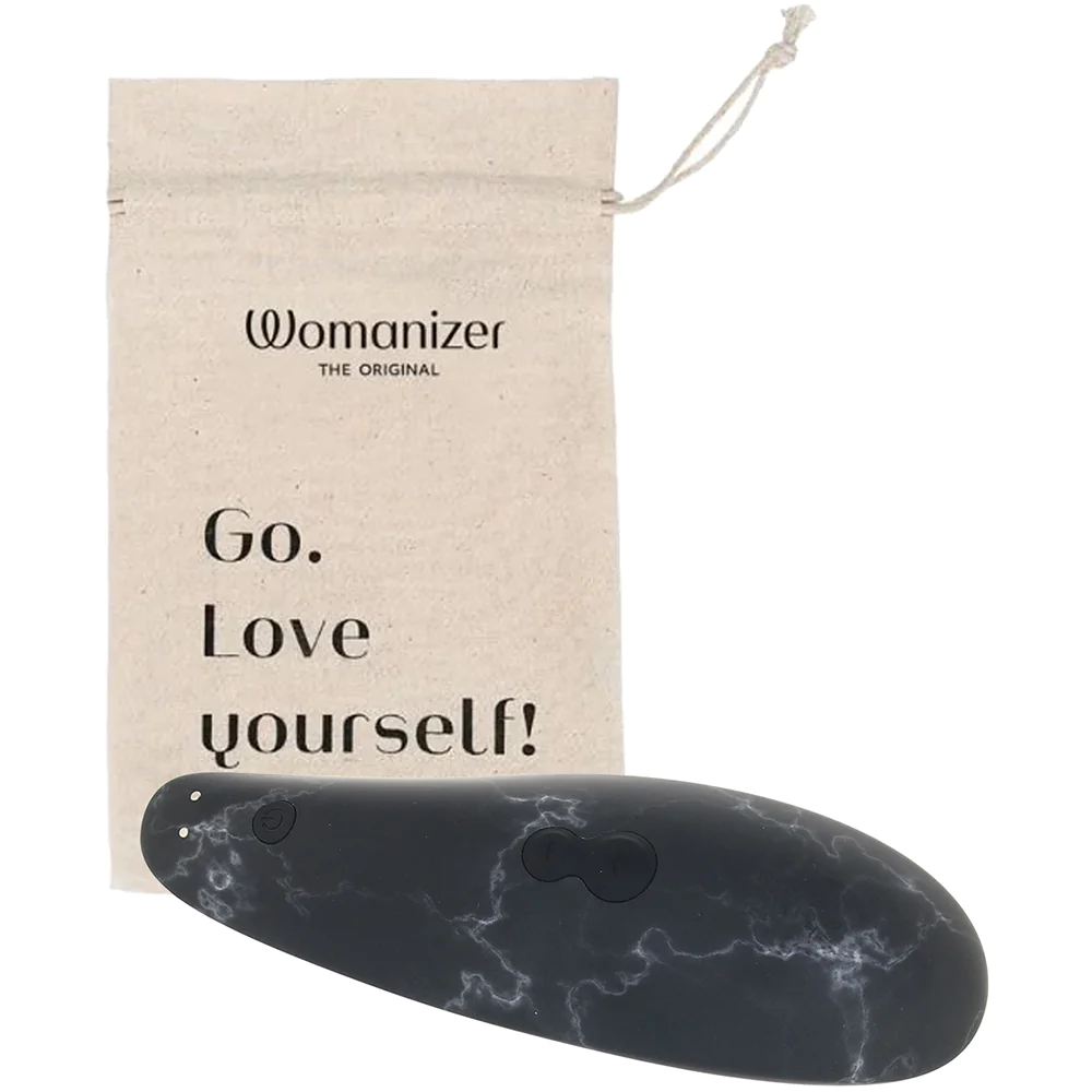 Womanizer Marilyn Monroe Special Edition in Black Marble | Adult Boutique