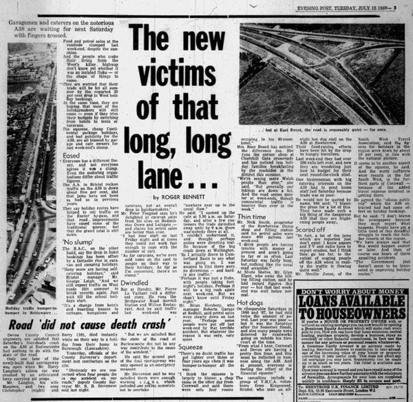 Newspaper road reports | Holiday Roads