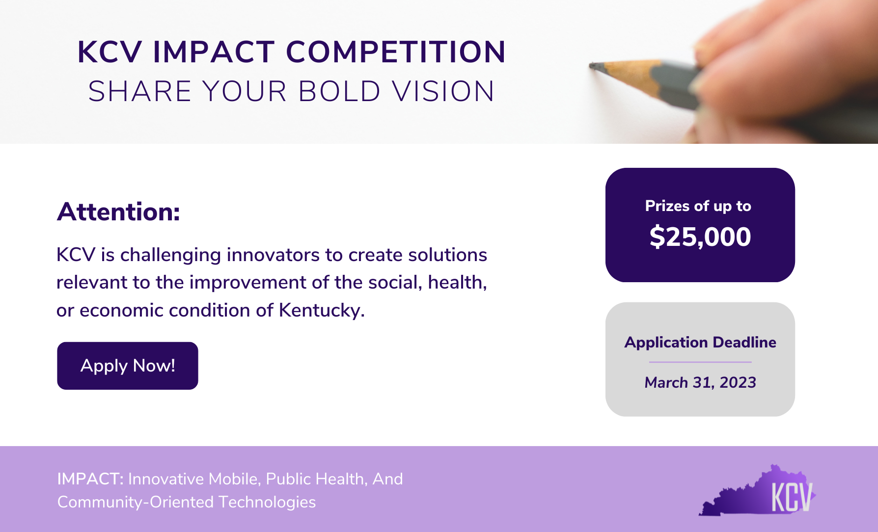 KCV IMPACT Competition | Kentucky Commercialization Ventures