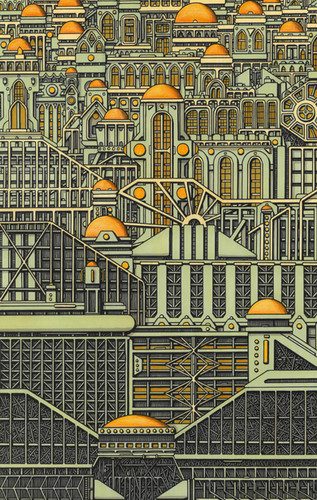 Ecumenopolis Print | Will Whatley Illustr