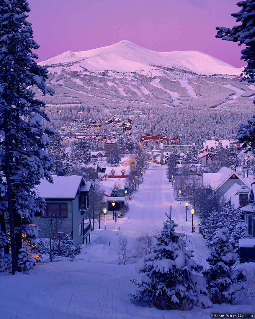 Breckenridge Winter Morning, Breckenridge, CO | Gary Soles Gallery | Breck
