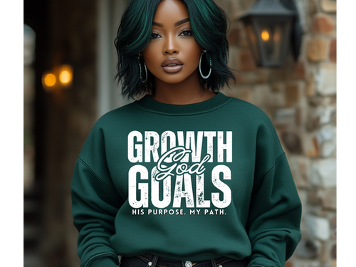 Growth Goals His Purpose My Path Screen Print Transfer | Cocoa Cuttables