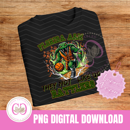 Florida A&M Rattlers Basketball HBCU College Mascot Digital PNG File ...