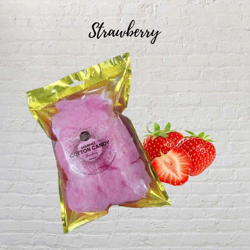 Candy Floss 45g Foil Bag - Strawberry | Candy Floss Company