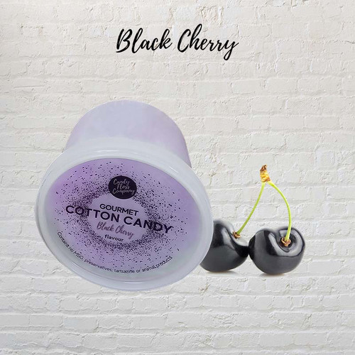 Candy Floss 25g Tub - Black Cherry | Candy Floss Company