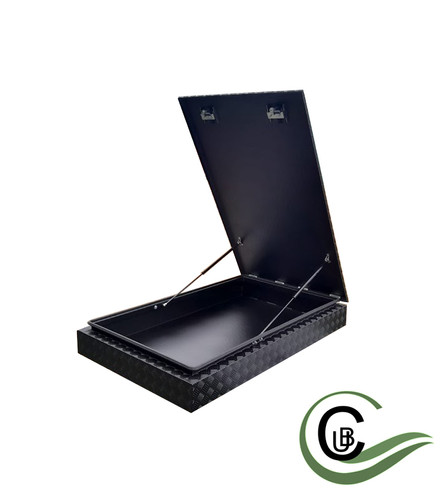 GMC Motorhome Roof Box With Gas Struts | Custom Utility Boxes - CUB