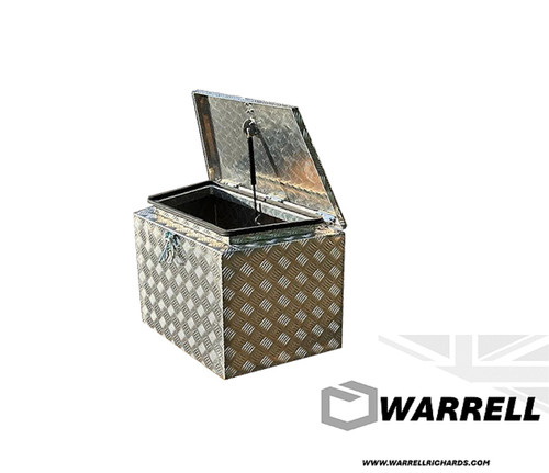 L720 X H470 X D400 Aluminium Chequer Trailer A Frame Drawbar Toolbox ...