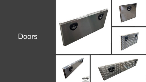 Truck Tool Box Replacement Doors - Aluminium & Stainless | Warrell ...
