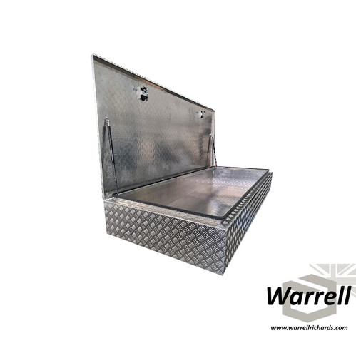 L2500 X H300 X D1000 Aluminium Chequerplate Boat Sail Box With Struts ...