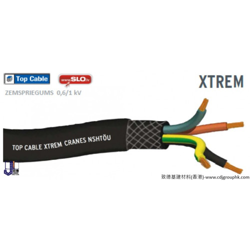 西班牙"TOP CABLE"-卷繞電纜 電線 Cable-XTREM CRANES NSHTOU CABLE | 致德基建材料有限公司 CDJ