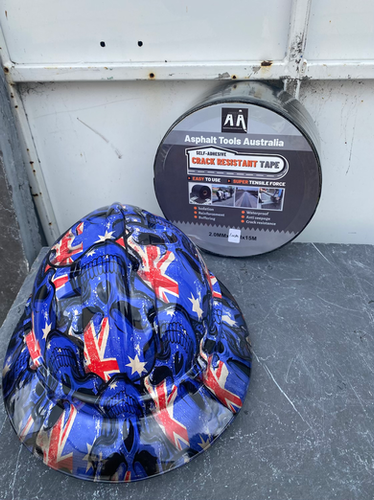 Aussie Hard-Hat & Tape Combo | Asphalt Tools Aus