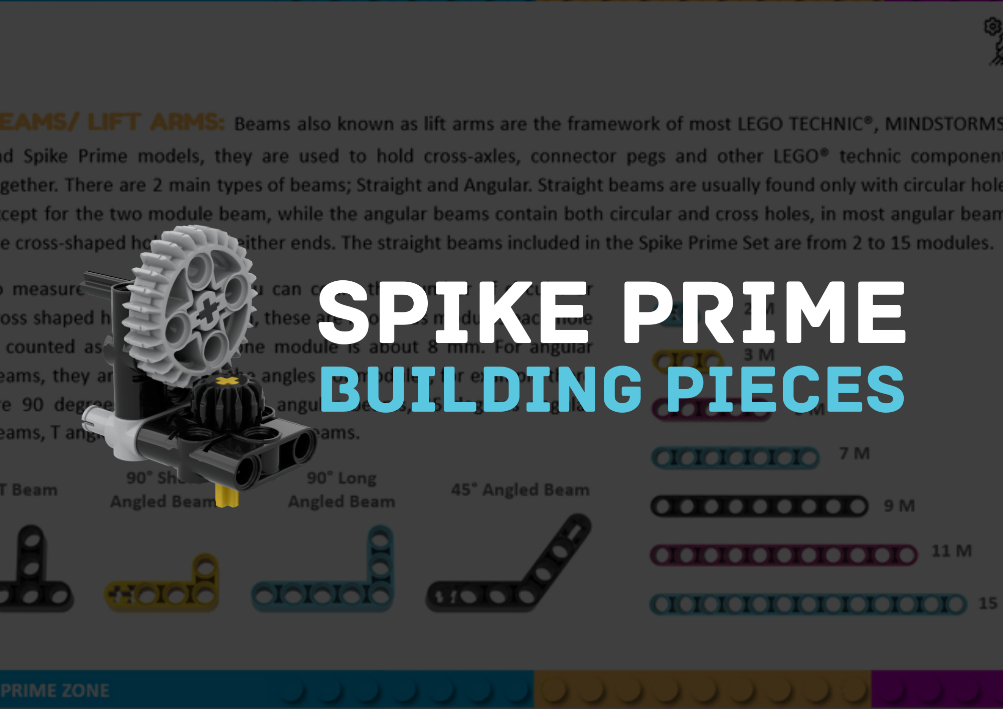 SPIKE PRIME BUILDING PIECES