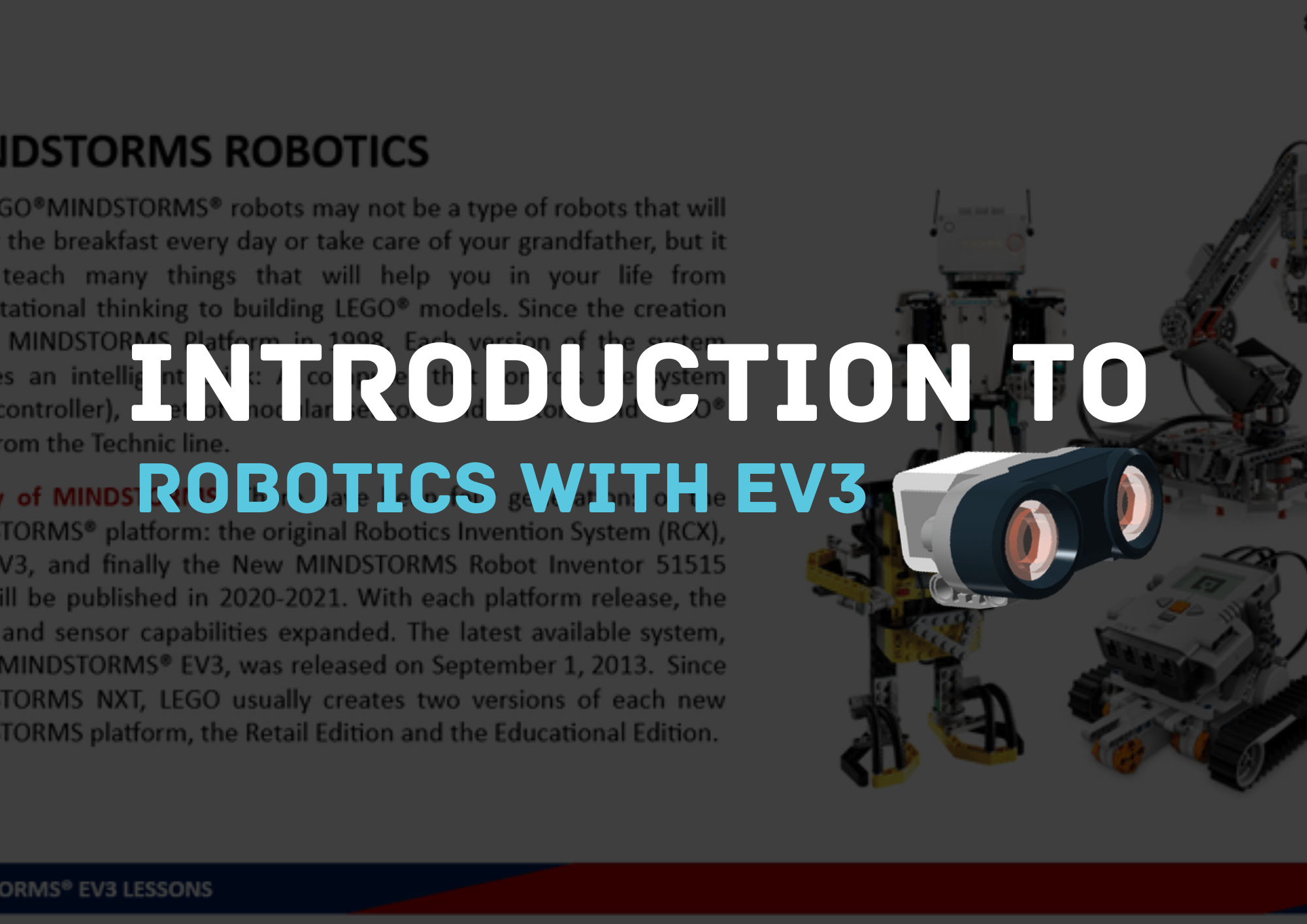 ROBOTICS WITH EV3
