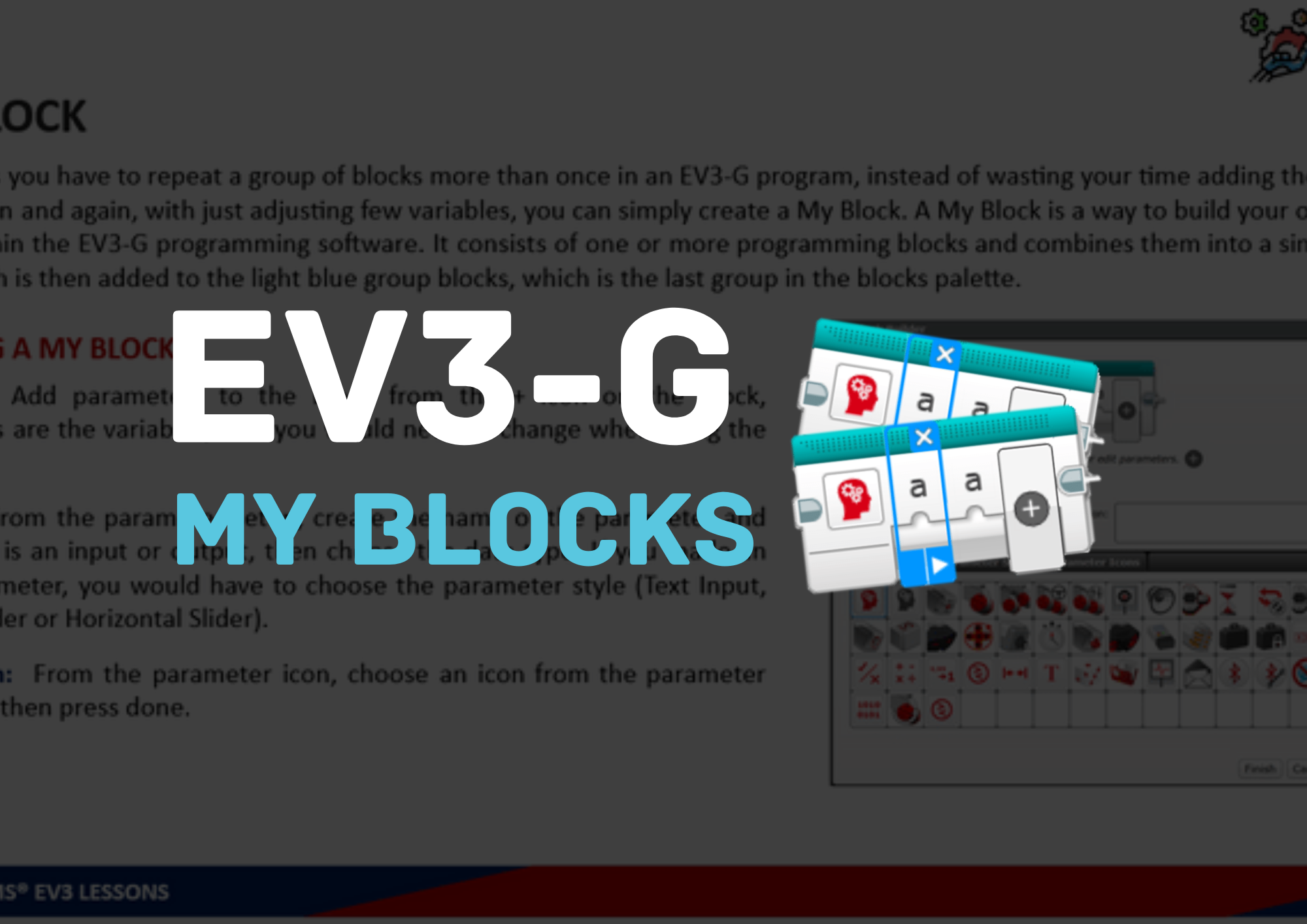 EV3-G MY BLOCK