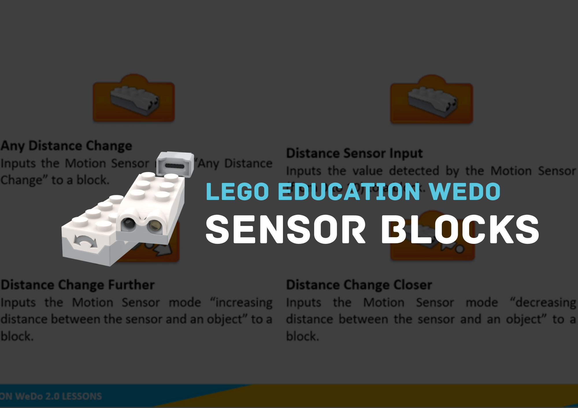 WEDO 2.0 SENSOR BLOCKS