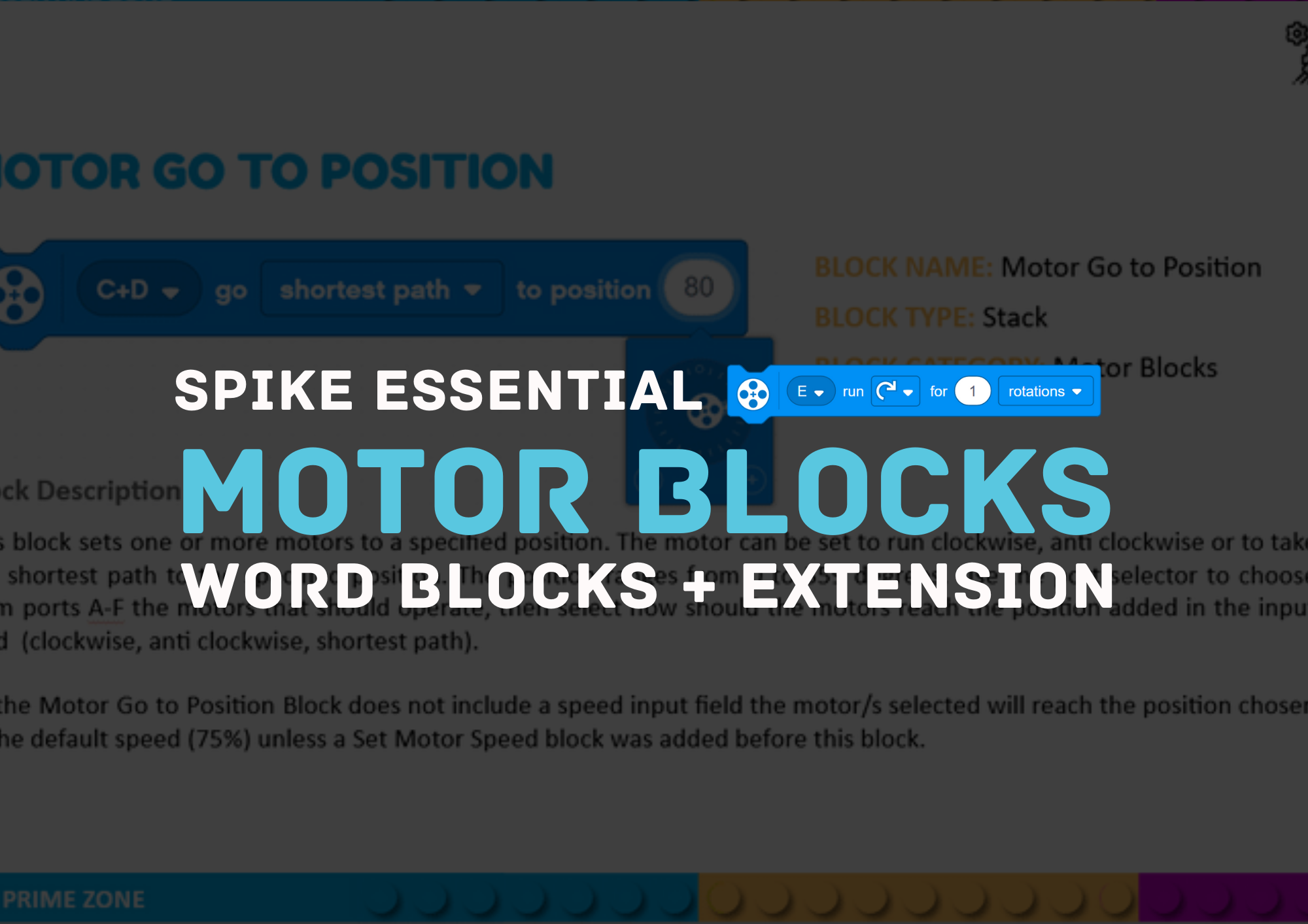 MOTOR WORD BLOCKS