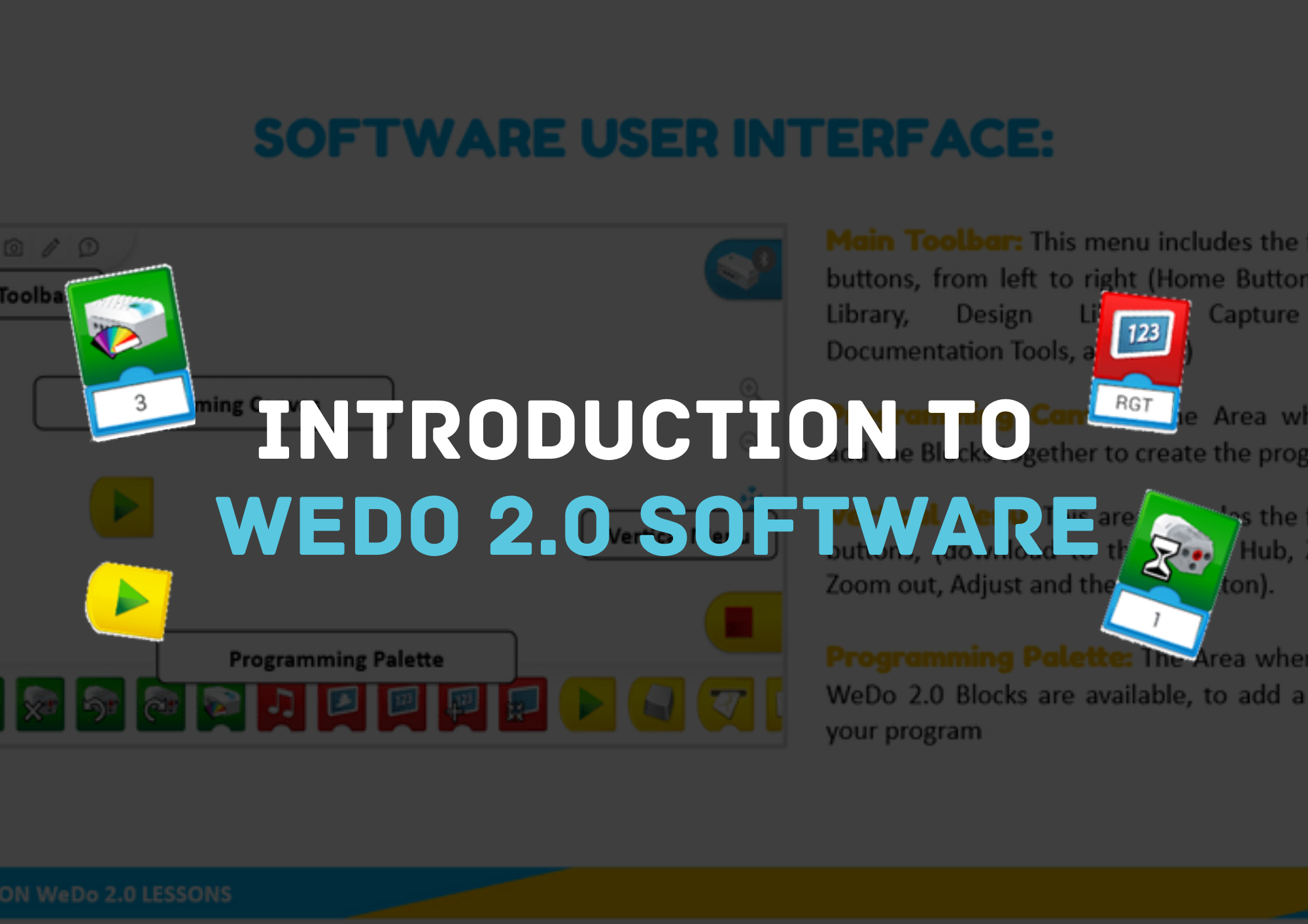 BASICS OF WEDO SOFTWARE