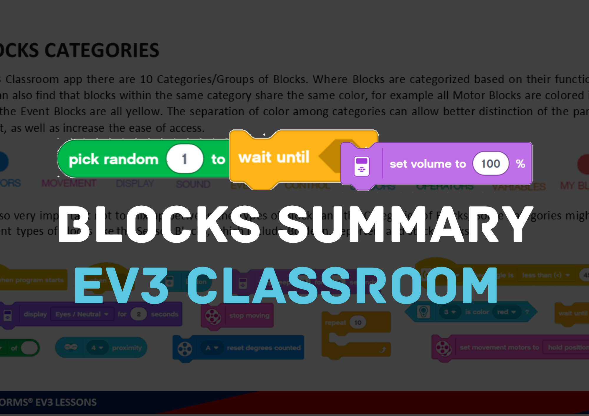 CLASSROOM BLOCKS SUMMARY