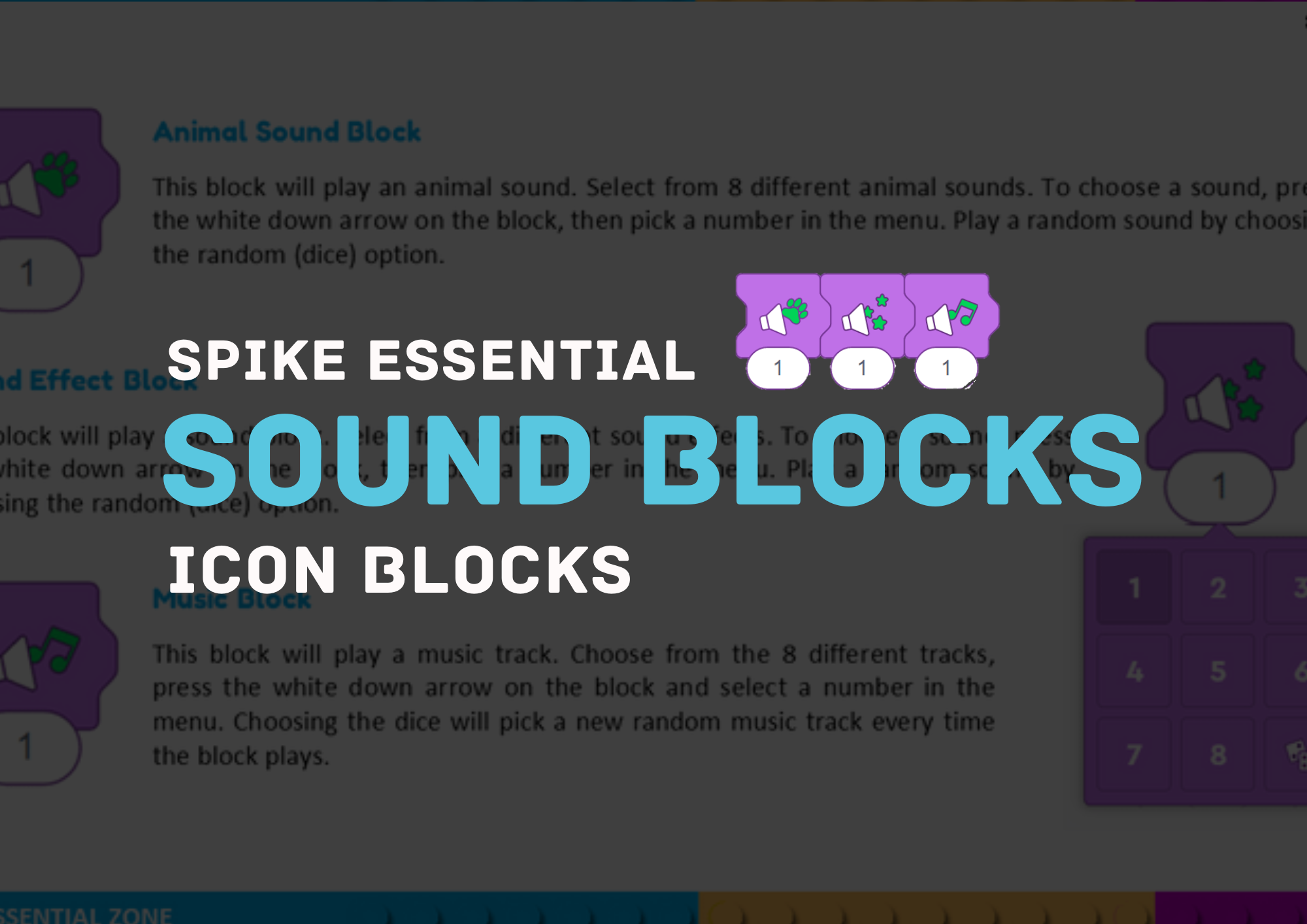 SOUND ICON BLOCKS