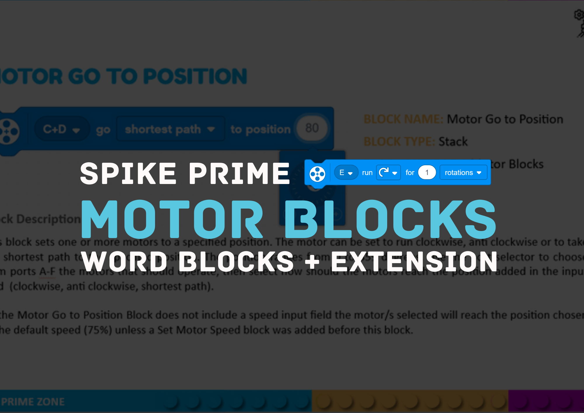 SPIKE MOTOR BLOCKS