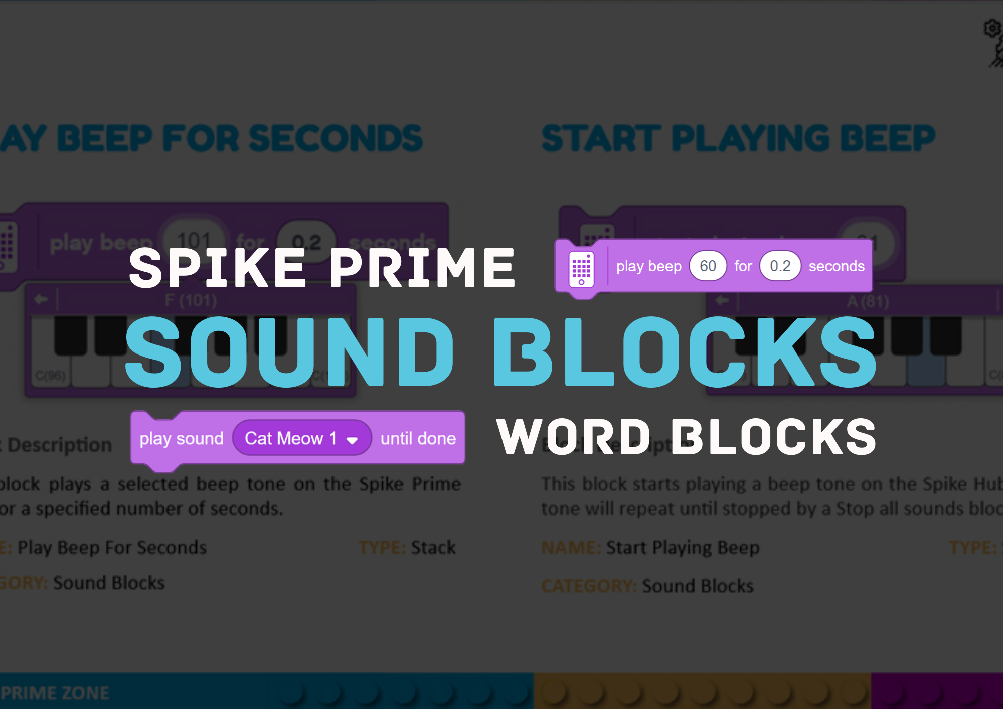 SPIKE SOUND BLOCKS