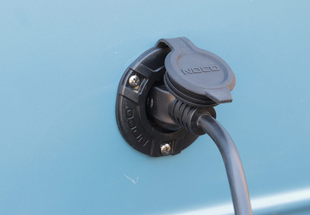 Simple 15 amp Shore Power For Your Camper Build | NOCO AC PORT PLUG REVIEW