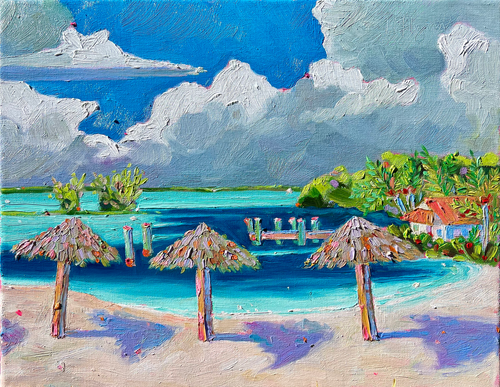 Bimini I: Original Oil Painting by lflynnfineart