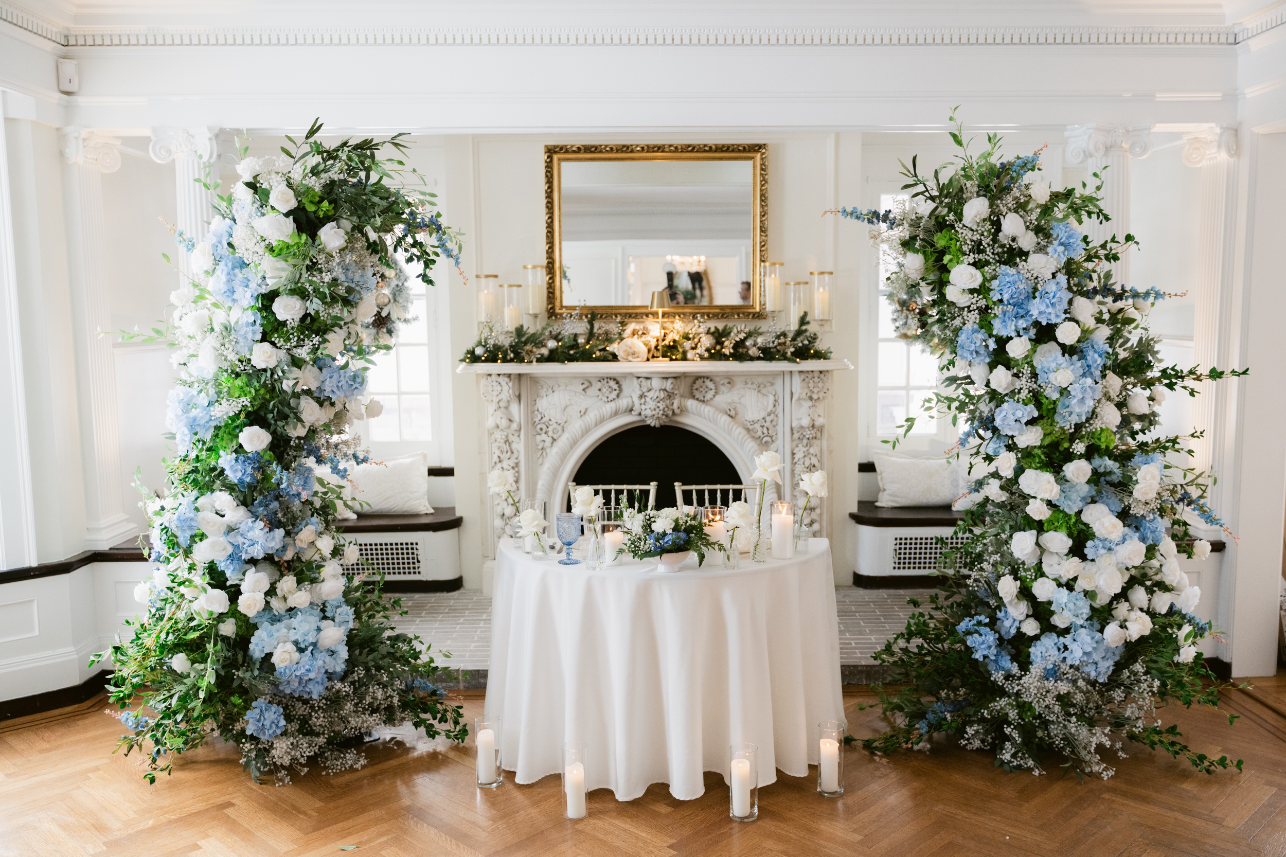 A Stunning Styled Shoot at Whitehall Mansion Featuring Our Blue and ...